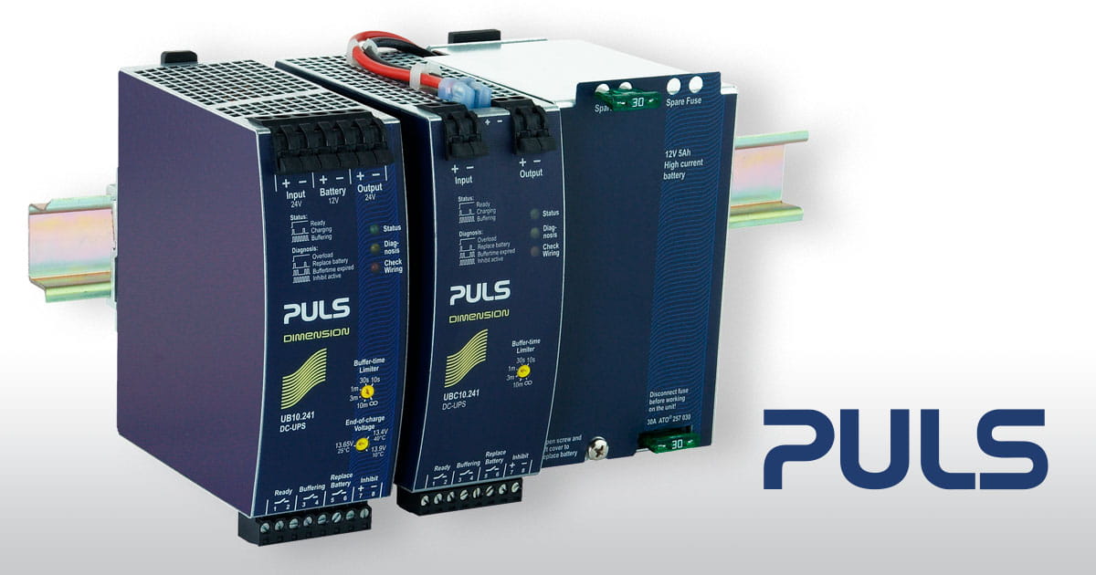 Nieprzerwana praca dzięki modułom DC UPS firmy PULS - OEM Automatic PL